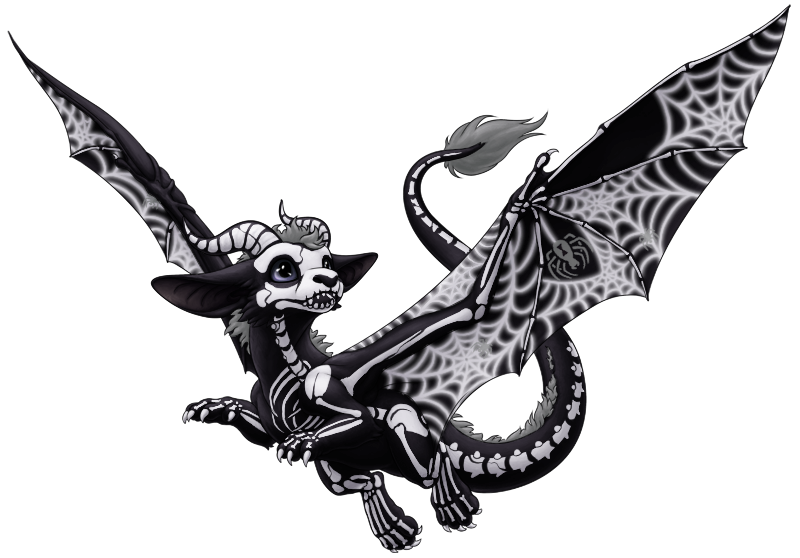 liz's Skeleton Zephyr Dragon | Xanje