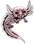 Gingerbread Axolotl | Xanje